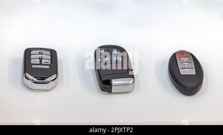 Car Remote Keys Fob Keyless Wireless Control With Panic Safety Button ...