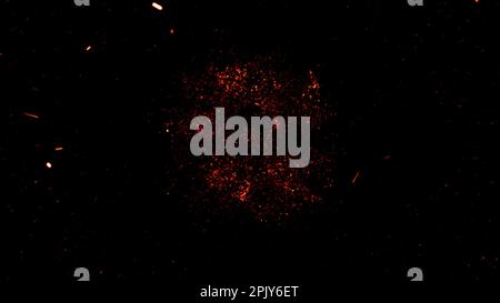Explosion flame. Realistic explosions boom. Beautiful abstract stylish ...