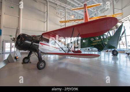 WACO YKC-S at the Royal Aviation Museum of Western Canada in Winnipeg ...