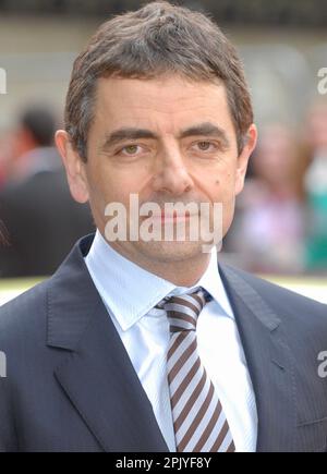 Rowan Atkinson at the UK Premiere of Mr Bean's Holiday at the Odeon ...