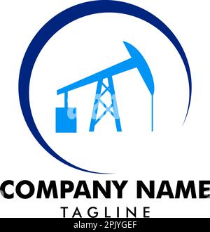 Sucker rod pump icon logo for oil and gas industry Stock Vector Image ...