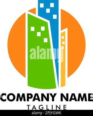 Town Logo Template Design Stock Vector Image & Art - Alamy