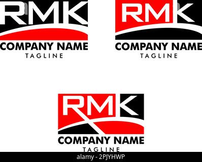 Initial Letter RMK Logo Template Design Stock Vector Image & Art - Alamy