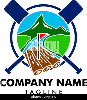 Rafting logo design vector template Stock Vector Image & Art - Alamy