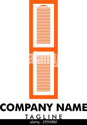 Roller Shutter Door Logo Icon Template Stock Vector Image & Art - Alamy