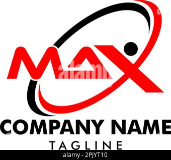 Initial Letter Max Design Logo Stock Vector Image & Art - Alamy