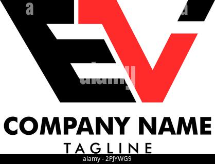 EVI logo. EVI letter. EVI letter logo design. Initials EVI logo linked ...