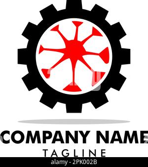Gear Logo Template vector icon illustration design Stock Vector Image ...