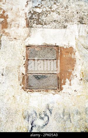 Blocked window of business premises Stock Photo - Alamy