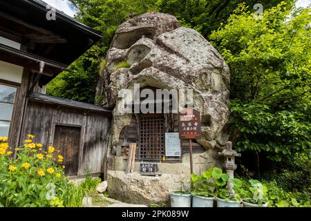 Risshakuji Temple, Yamadera temples, Sanjutou shrine(3-storied pagoda ...