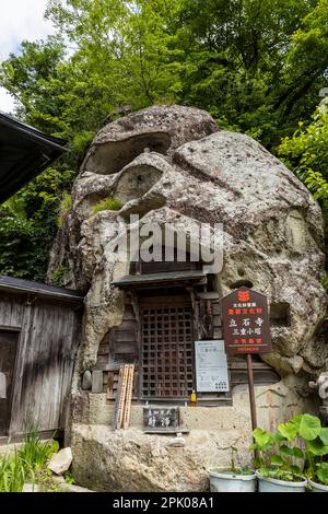 Risshakuji Temple, Yamadera temples, Sanjutou shrine(3-storied pagoda ...