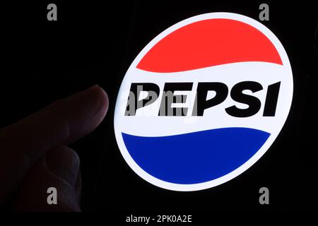 Pepsi Max label Stock Photo - Alamy