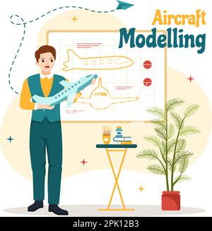 Aircraft Modelling and Crafting Illustration with Assembling or ...