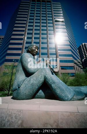 A photo of the Navajo Code Talker Memorial at Window Rock, Ariz., taken ...