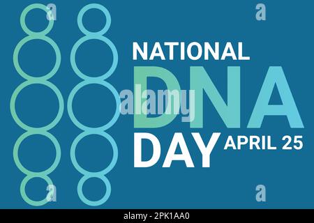 National DNA Day. Holiday concept. Template for background, banner ...