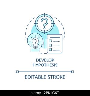 Develop hypothesis concept icon Stock Vector Image & Art - Alamy