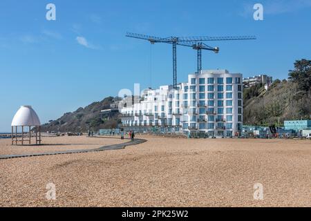 The Shoreline development, Folkestone nearing completion Stock Photo ...