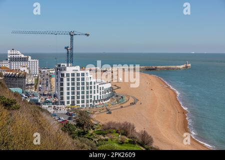 The Shoreline development, Folkestone nearing completion Stock Photo ...