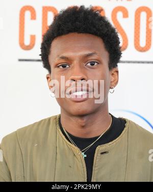 Israel Johnson arrives at the Disney+ Original Series' THE CROSSOVER ...