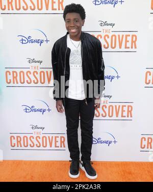 E.J. Williams arrives at the Disney+ Original Series' THE CROSSOVER ...