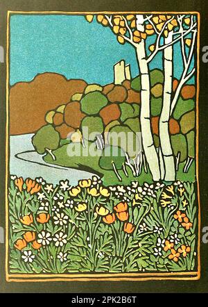 Paul Bürck - German Artist and Graphic Designer (1878-1947) - Summer ...