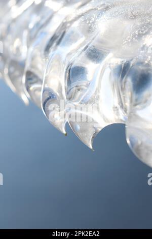 shaped by wind and weather... Ice teeth, ice claws ( winter flood 2020/ ...