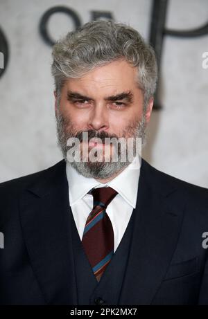 Trystan Gravelle attends the premiere of "The Lord of the Rings: The ...