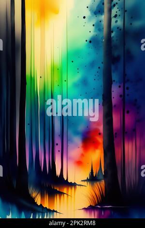 Stunning colorful dawn with magical sunrise. Moored sailing boats and ...