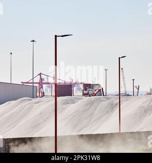 Cranes coastal docks Avonmouth Docks Port Bristol Stock Photo - Alamy