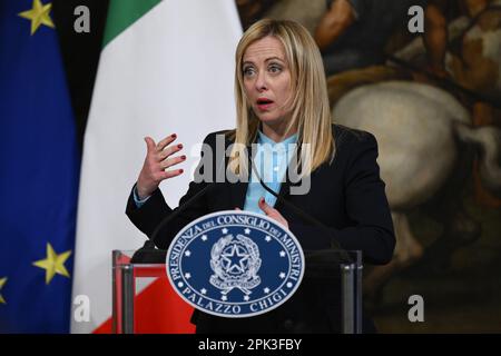 Rome, Italy. 05th Apr, 2023. Giulia Fazzini attends the photocall of ...