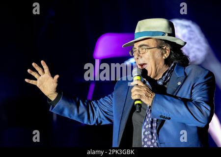 Concert of italian melodic singer Al Bano at Teatro Olimpico in Rome ...