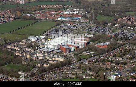 aerial view of Pinderfields Hospital in Wakefield, UK Stock Photo - Alamy