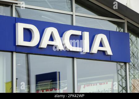 Dacia / Schriftzug / Logo Stock Photo - Alamy
