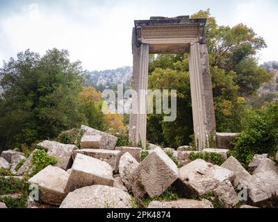 Autumn walk by Termessos Ancient City, Turkey. Turkeys most outstanding ...