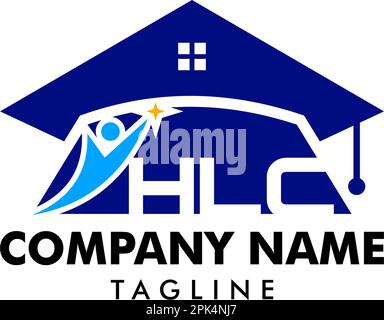 Initial Letter HLC Home Schooling Logo Designs Template Stock Vector ...