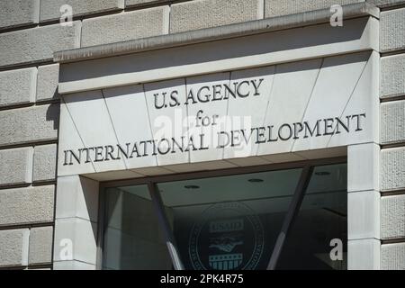 The U.S. Agency for International Development, or USAID, is pictured ...