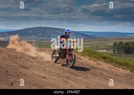 Racers at Duns Motocross track Stock Photo - Alamy