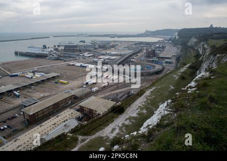Port of Dover during April 2023 during ques and rumors of staff being ...