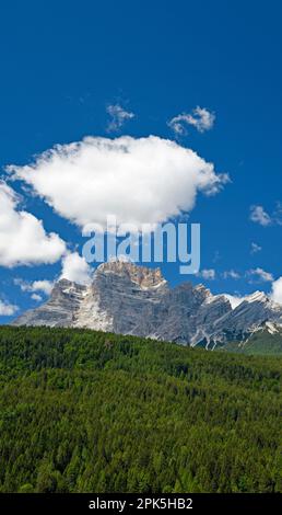 Majestic mountains landscape, Monte Antelao, Borca di Cadore, Italy ...