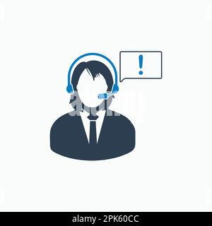 Customer Support icon. Flat style vector EPS use in infographics,web ...