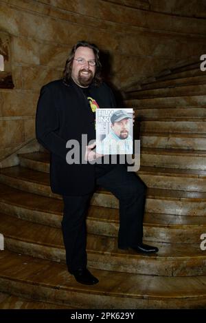 Clayton Jacobson poses with one of two Filmink Awards given to the film ...