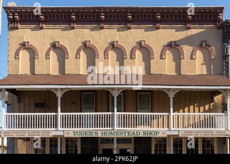 Arcola, Illinois - United States - March 19th, 2023: Downtown building ...