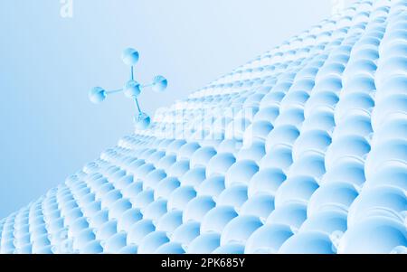 Floating cells and molecules on the skin, biology and cosmetic medicine ...