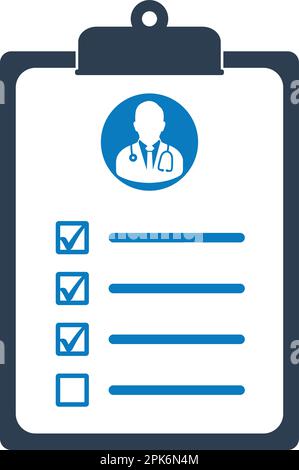 Clipboard medical icon. Heartbeat wave. Concept of health check up ...