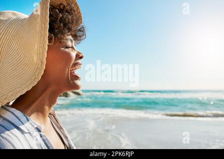 Nothing better than fresh ocean air. two young friends stopping at the ...
