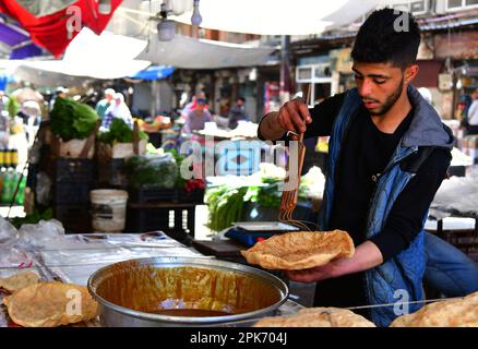 Damascus, Syria - april, 2023: Street scene, cityscape of Damascus ...