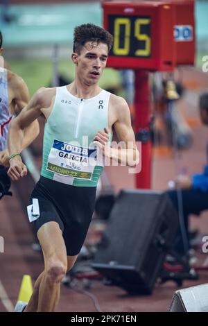 Mario García Romo participating in the 1500 meters of the European ...