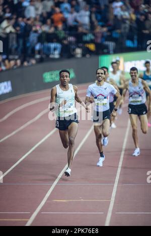 Nuguse Yared participating in the 2023 World Indoor Tour Stock Photo ...
