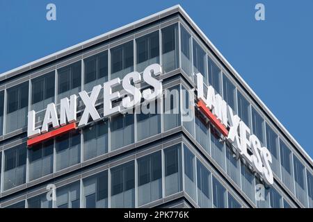 LANXESS AG headquarters in Cologne-Deutz. The specialty chemicals group ...