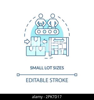 Small lot sizes concept icon Stock Vector Image & Art - Alamy